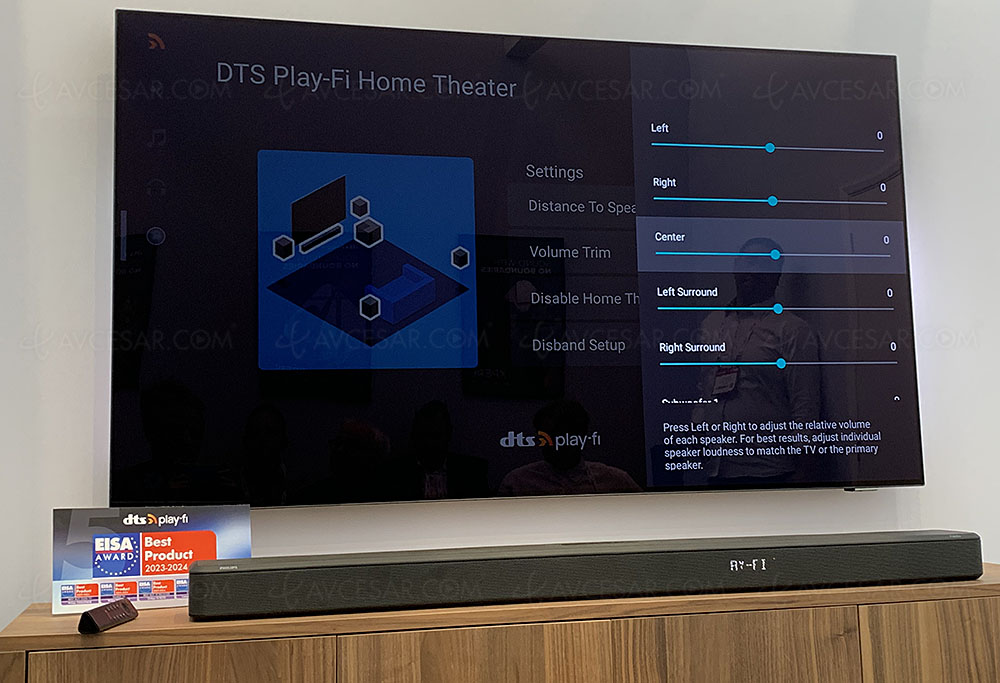 IFA 23 > DTS Play-Fi Home Theatre: compatible con DTS:X y Dolby Atmos hasta 12 canales, inalámbrico